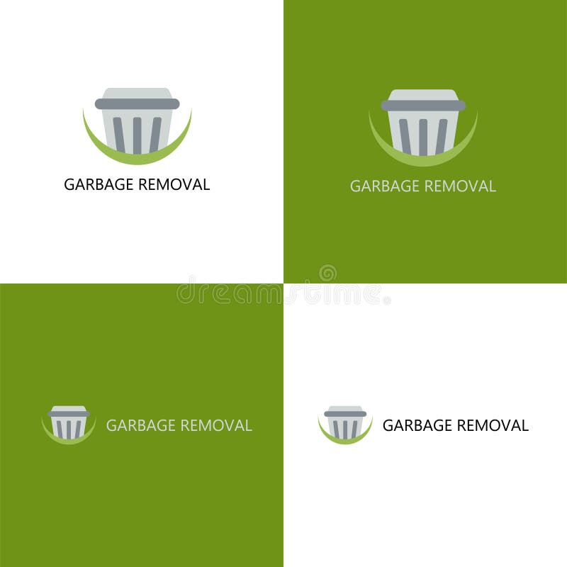 Garbage Removal Company Logo Stock Vector - Illustration of innovation ...