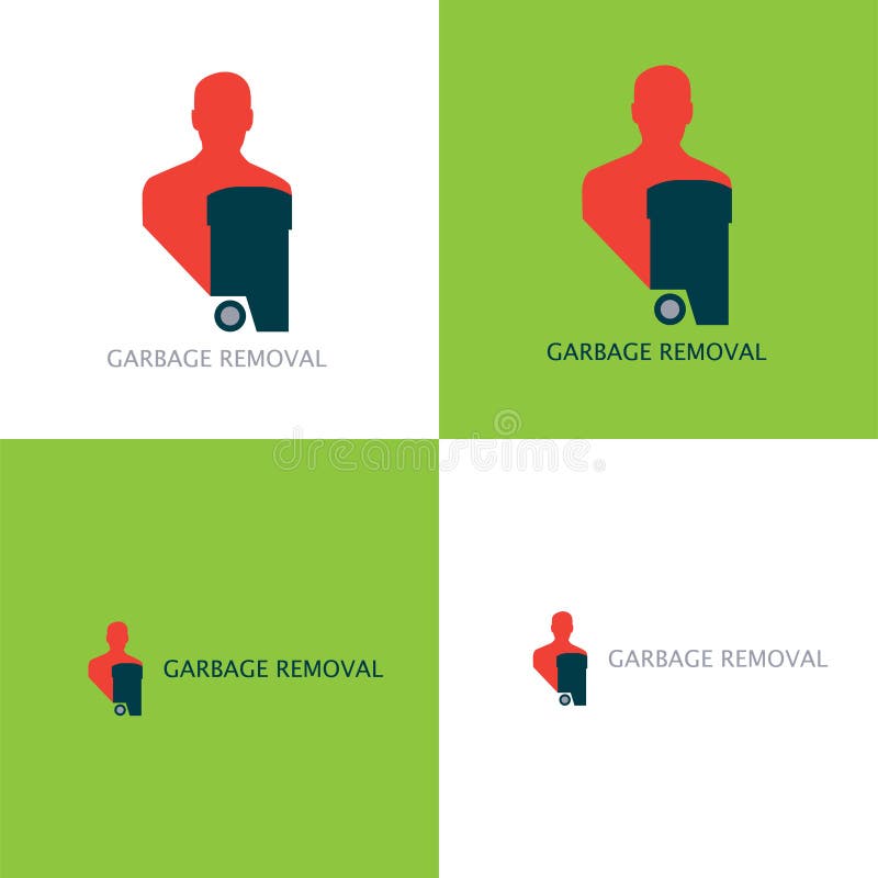Garbage Removal Company Logo Stock Vector - Illustration of idea ...