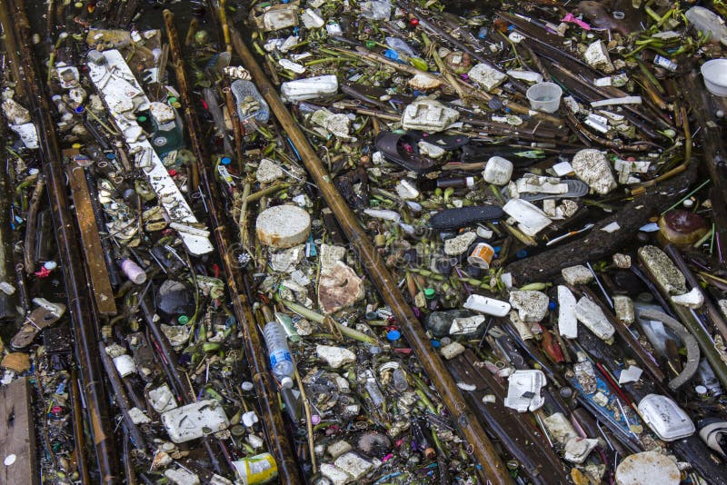 Garbage River stock image. Image of chaos, destruction - 66579785