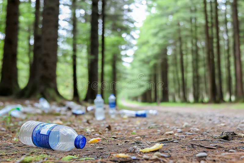 Garbage is Scattered in the Forest, an Environmental Problem of the ...
