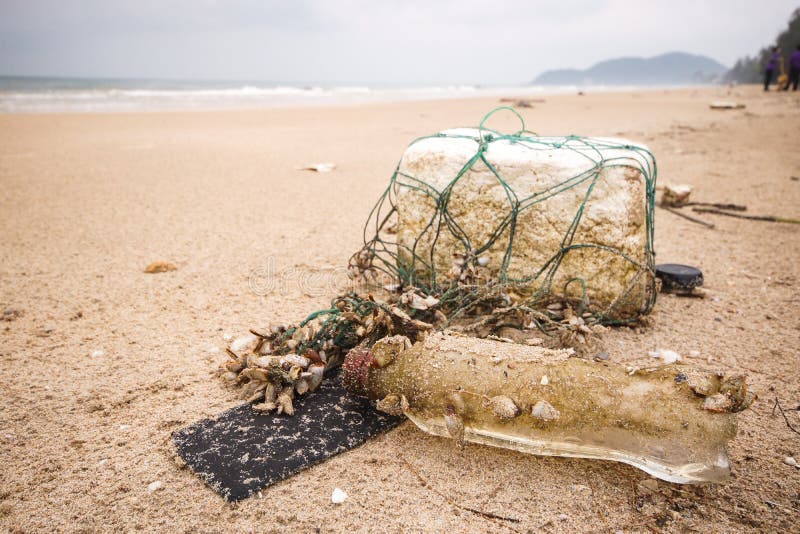 Garbage in the Sea Affecting Marine Lives Environmental Problem Concept ...