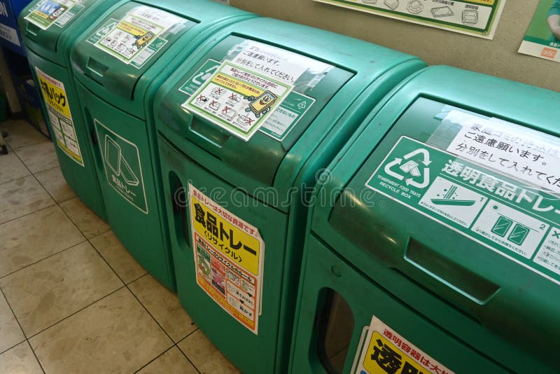 Garbage separation. editorial stock image. Image of learning - 267456994