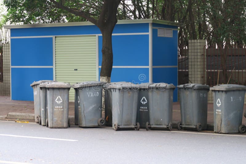 Garbage station stock image. Image of bins, carnage, containers - 51906109