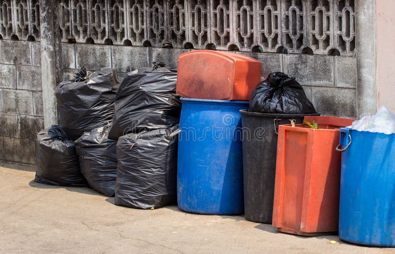 Garbage on the street stock photo. Image of consumption - 70931312