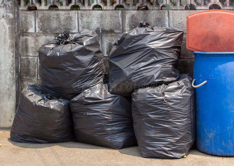 Garbage on the street stock photo. Image of waste, pile - 71438668