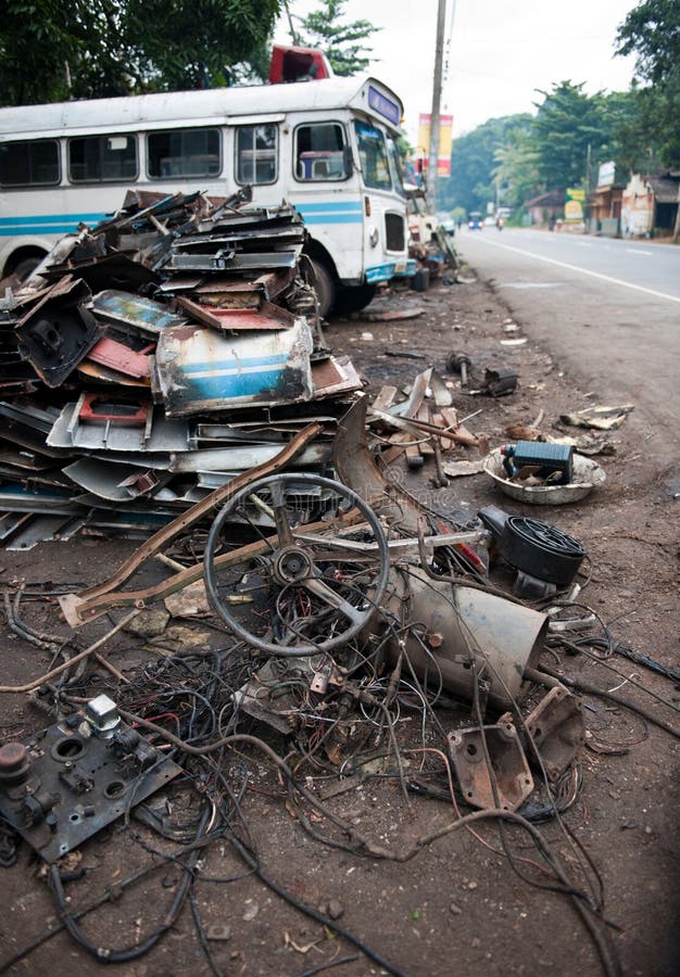 Garbage on the Street in Kandy Editorial Image - Image of poverty ...