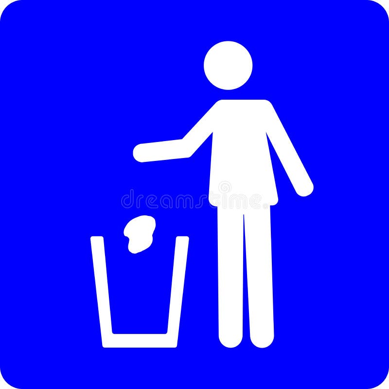 Garbage symbol. Trash icon stock vector. Illustration of icon - 237039333