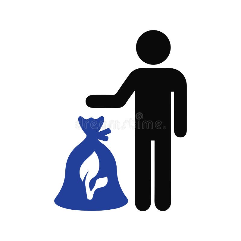 Garbage throw icon stock vector. Illustration of service - 262617774