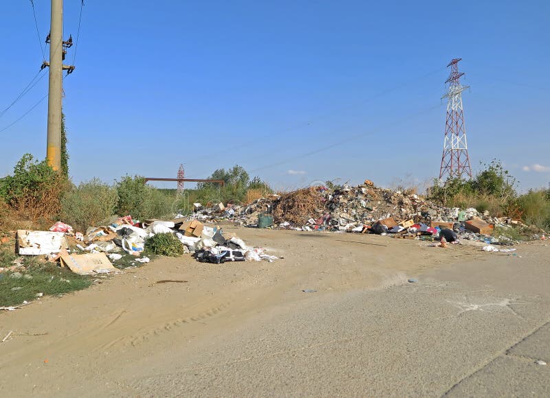 Garbage on the Road Along Ngara Road in Nairobi Kenya Editorial ...