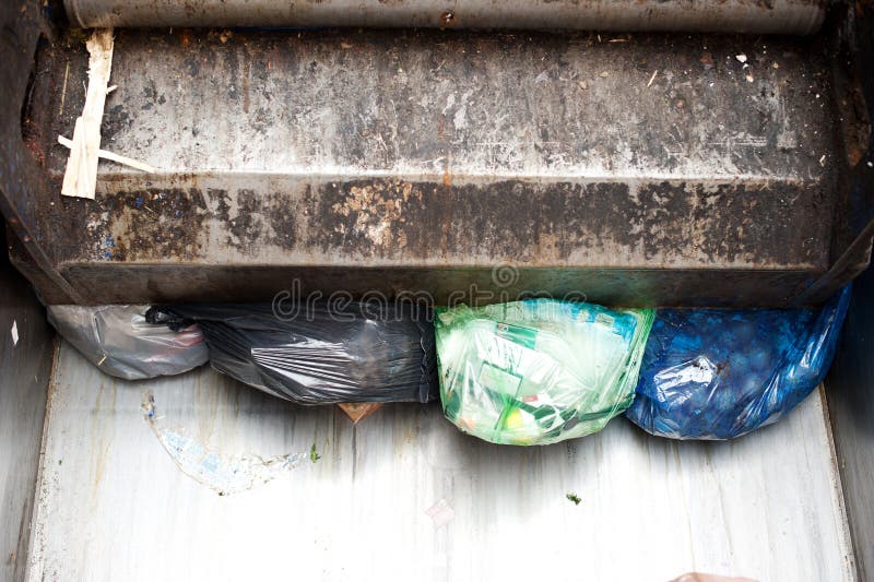 Garbage Truck stock photo. Image of dirty, rubbish, smelly - 28500828