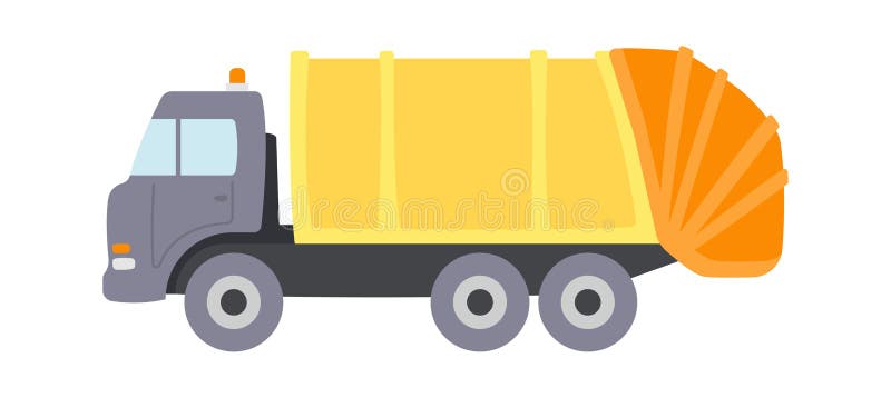 Garbage Truck Vehicle stock vector. Illustration of transport - 280142467