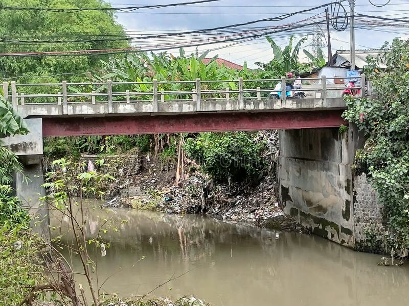 Garbage under a bridge stock image. Image of white, rhein - 13013567