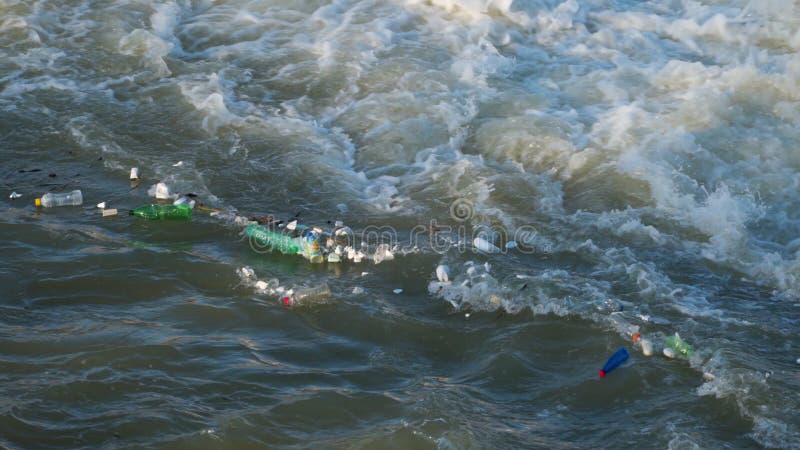 The Waste Stream is Reloaded from One Conveyor To Another. Stock ...