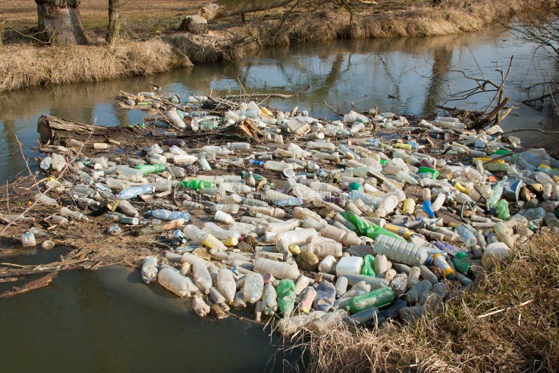 Garbage in water stock photo. Image of lake, gushing - 38292214
