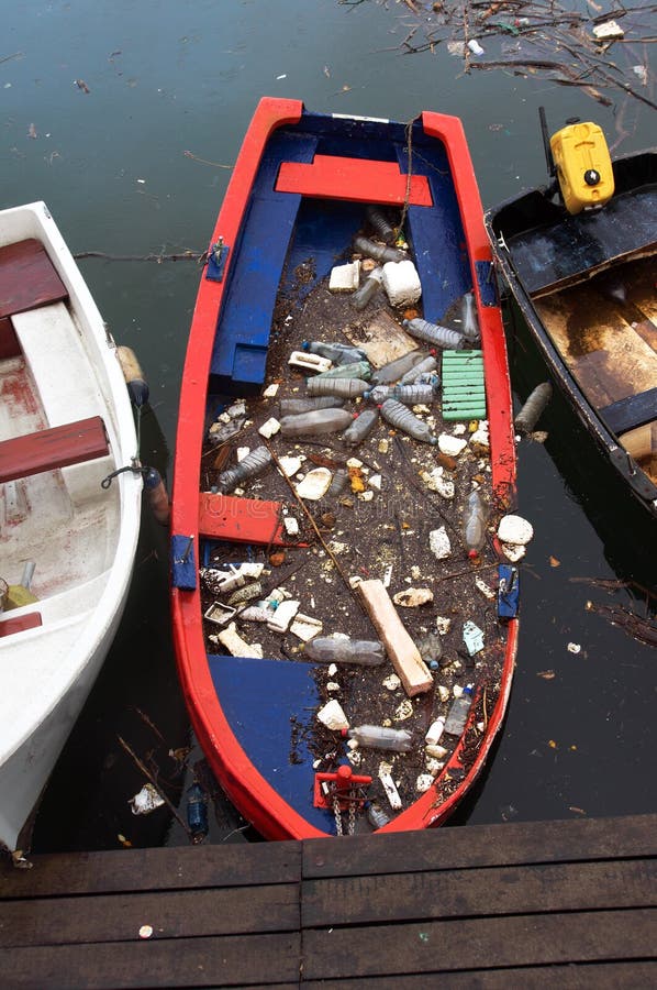 Garbage in the water stock photo. Image of nasty, pollute - 30745174