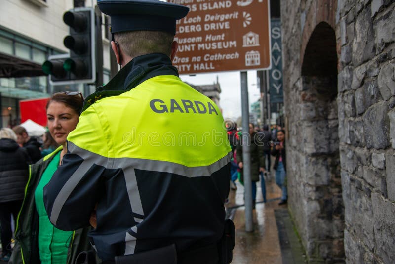 Uniform of the Garda, Limerick, Ireland, 20, August, 2022 Editorial ...