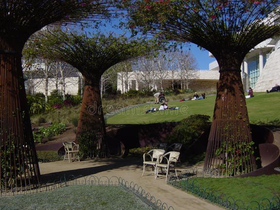 Garden stock image. Image of garden, trees, blue, siesta - 45243