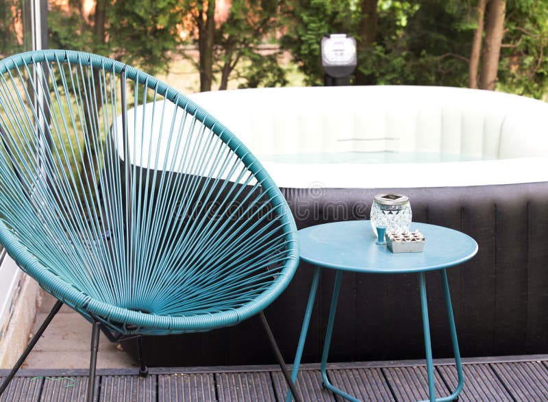 Garden air pool stock photo. Image of play, holiday, outdoor - 97762410