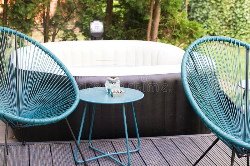 Garden air pool stock image. Image of garden, funny, ideas - 97762423