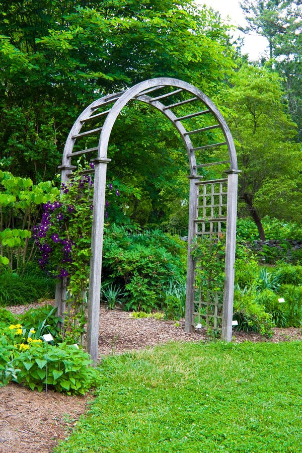Garden Arbor stock photo. Image of plant, bushes, perennial - 9674896