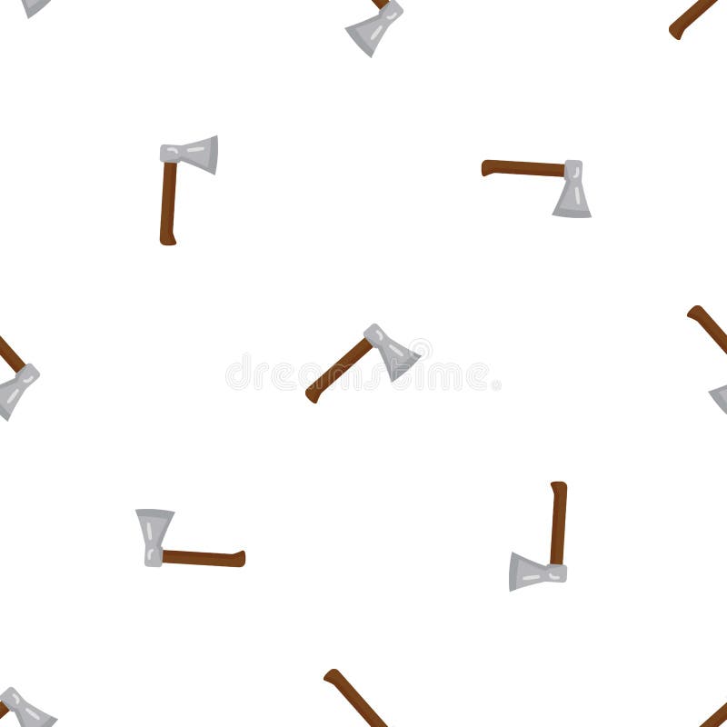 Garden Axe Pattern Seamless Vector Stock Vector - Illustration of house ...