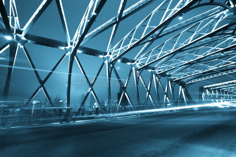 Garden Bridg stock image. Image of road, futuristic, business - 10839555