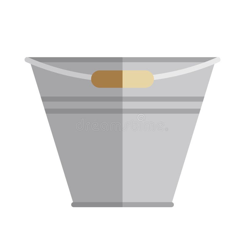Bucket and Pail Shovel Icon, Cartoon Style Stock Vector - Illustration ...