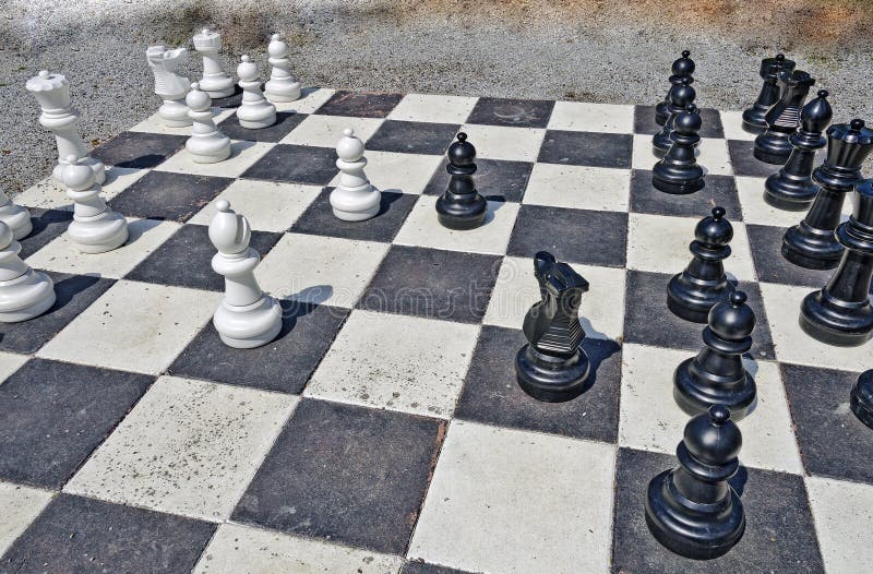 Garden chess stock photo. Image of white, board, checkerboard - 41373120