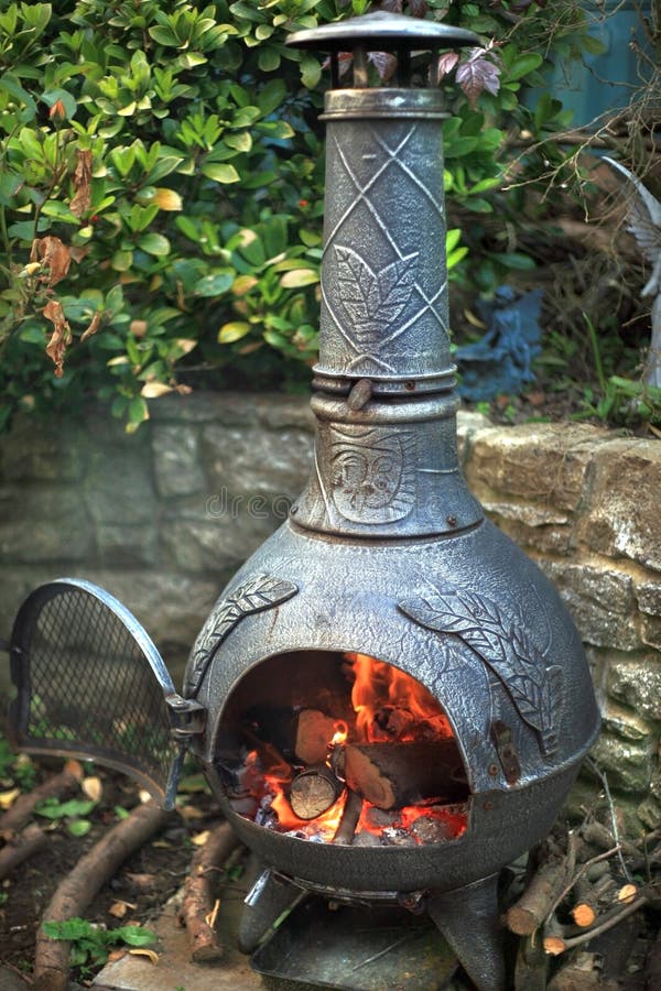 Clay Chiminea stock photo. Image of chiminea, short, clay - 19925924