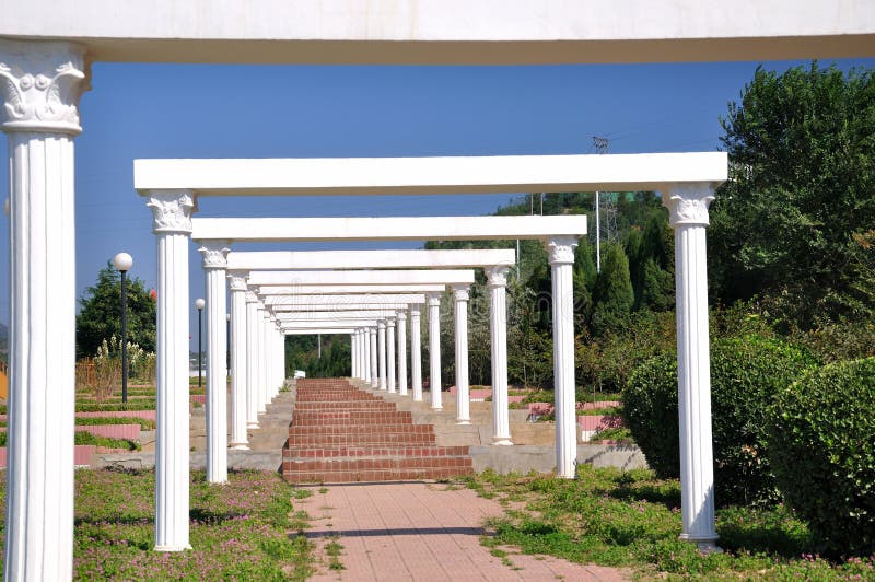 Corridor stock image. Image of canopy, arch, corridor - 20350243