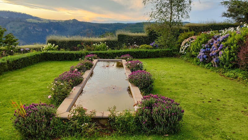 Garden on the Countryside of Hogsback, South Africa Stock Photo - Image ...