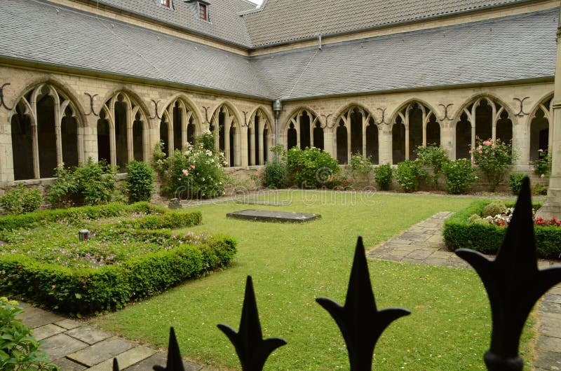 Garden, Courtyard, Grass, Plant Stock Image - Image of courtyard ...