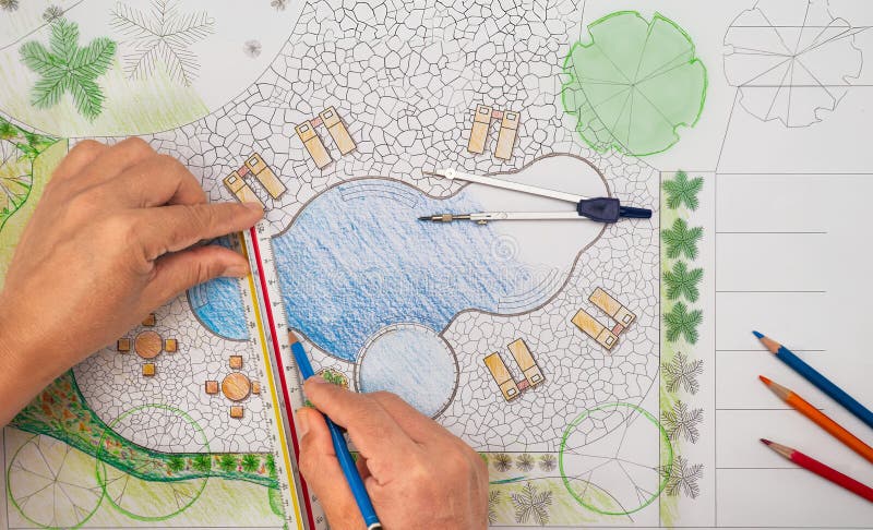 Garden Design Courses Student is Learning Fundamentals Garden Design ...