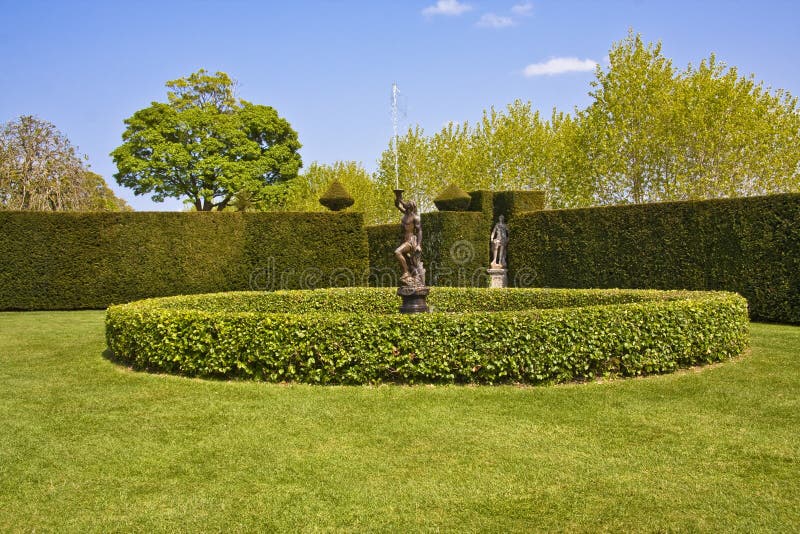 Garden feature stock photo. Image of hedges, tyntesfield - 14925650
