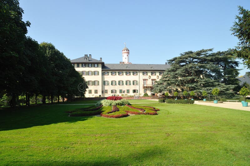 The Royal Garden of the Homburg Castle Stock Image - Image of ...