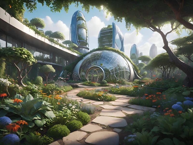 The Garden on the Future World Building Shady, and Environmentally ...