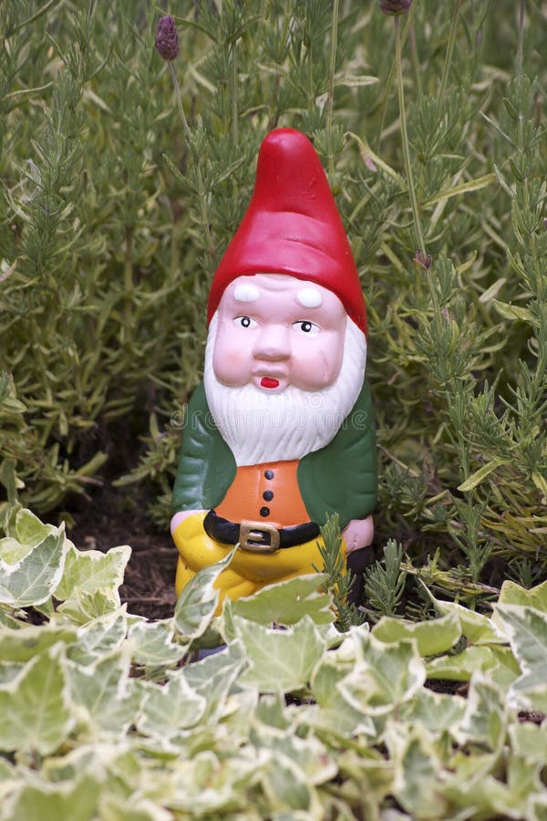Garden Gnome stock image. Image of yellow, decoration - 15636877