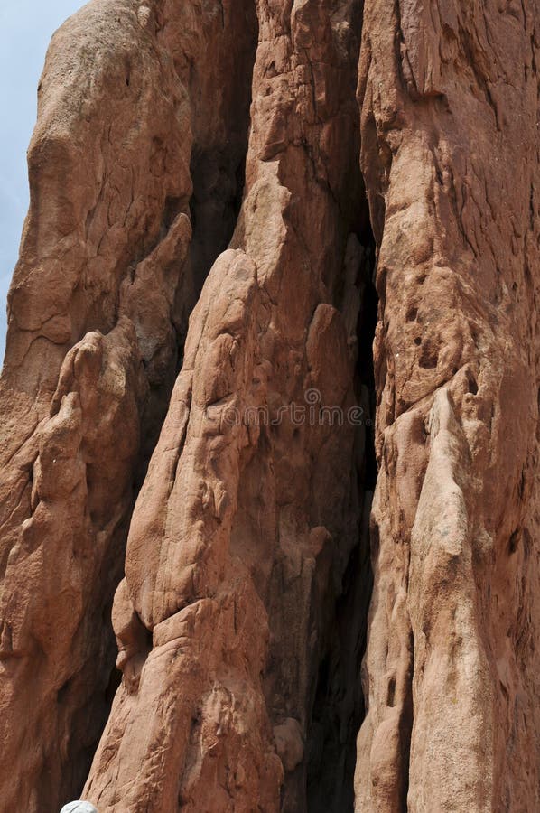 Red Rocks of the Garden of the Gods Stock Image - Image of rocks, gods ...