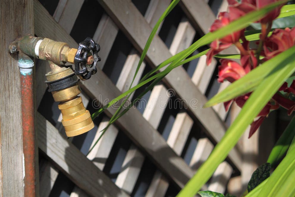 Garden Hose Bib stock image. Image of valve, home, faucet - 30249111