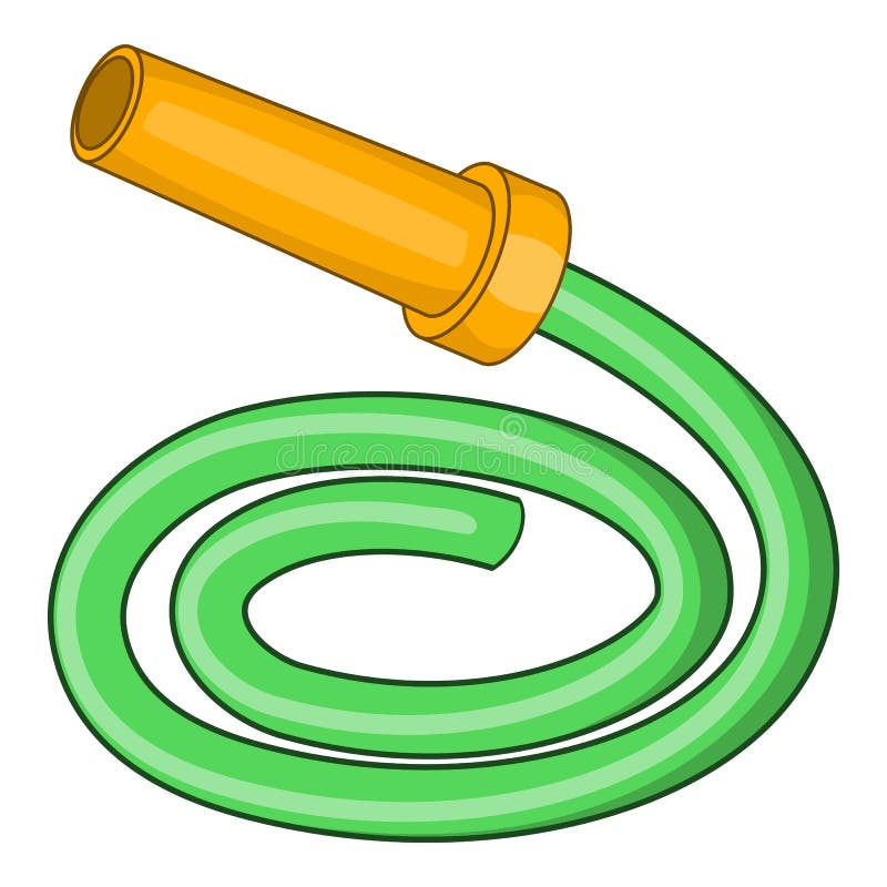 Garden Hose Icon, Cartoon Style Stock Vector - Illustration of concept ...