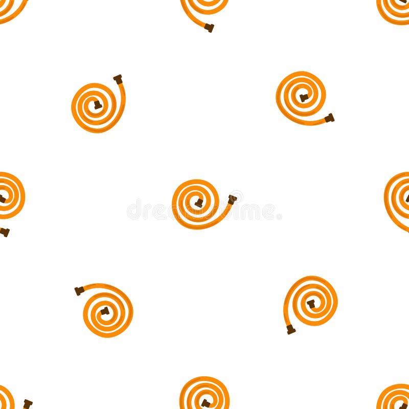 Garden Hose Pattern Seamless Vector Stock Vector - Illustration of hose ...