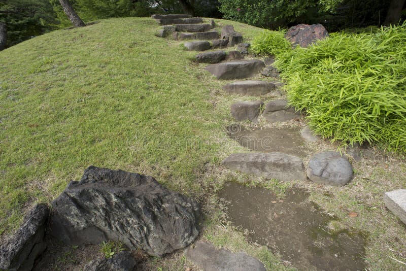 Garden in Japan stock photo. Image of rock, relaxation - 32026728