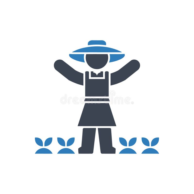 Garden Joy Pose Icon stock vector. Illustration of icon - 348612596