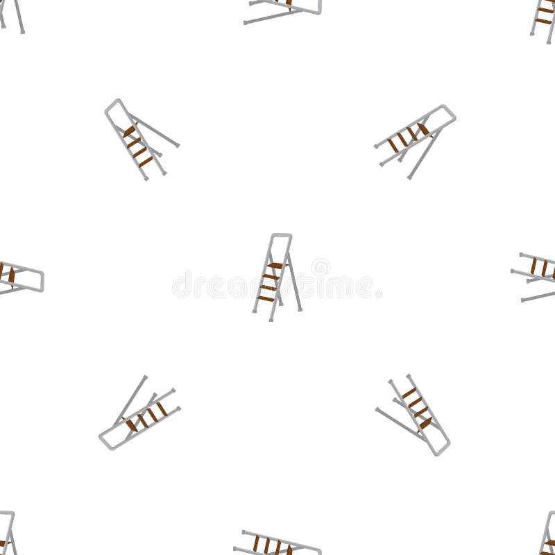 Garden Ladder Pattern Seamless Vector Stock Vector - Illustration of ...