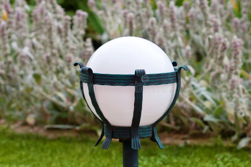 Garden lamp stock photo. Image of decoration, lamp, decorate - 25427648