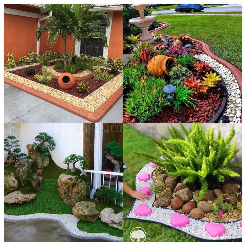 Garden Landscaping Beautiful Design Stock Image - Image of landscaping ...