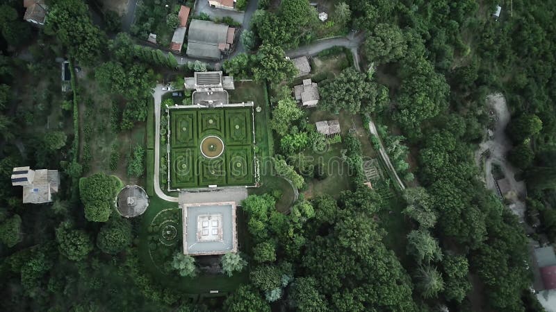 Garden Maze, Bird S Eye View Stock Footage - Video of pattern ...