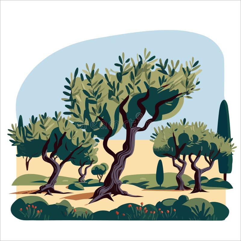 Greek Trees Stock Illustrations – 342 Greek Trees Stock Illustrations ...