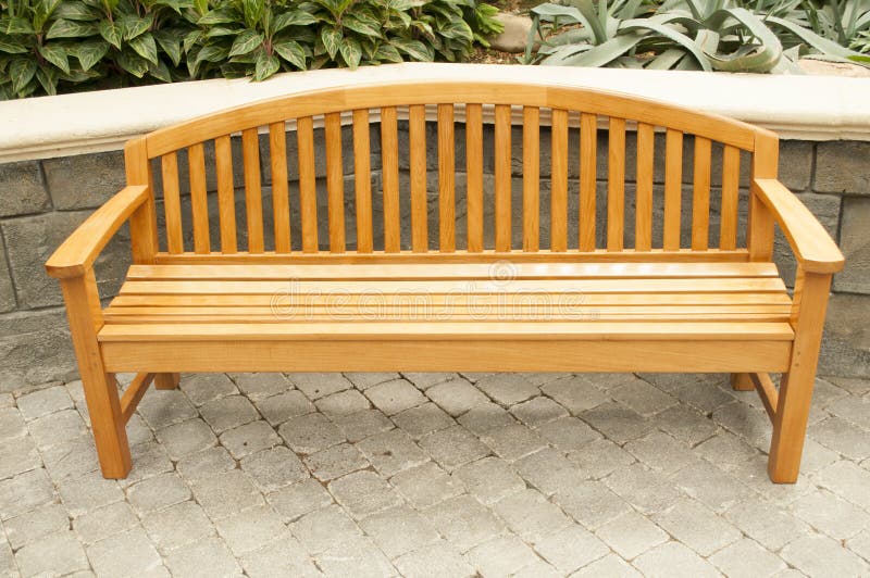 Garden Park Bench stock photo. Image of ornamental, scenics - 39996082