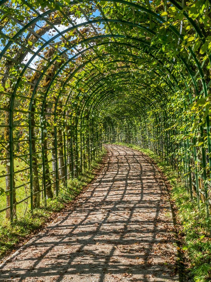 Garden Passage in Linderhof Palace Editorial Photo - Image of ...